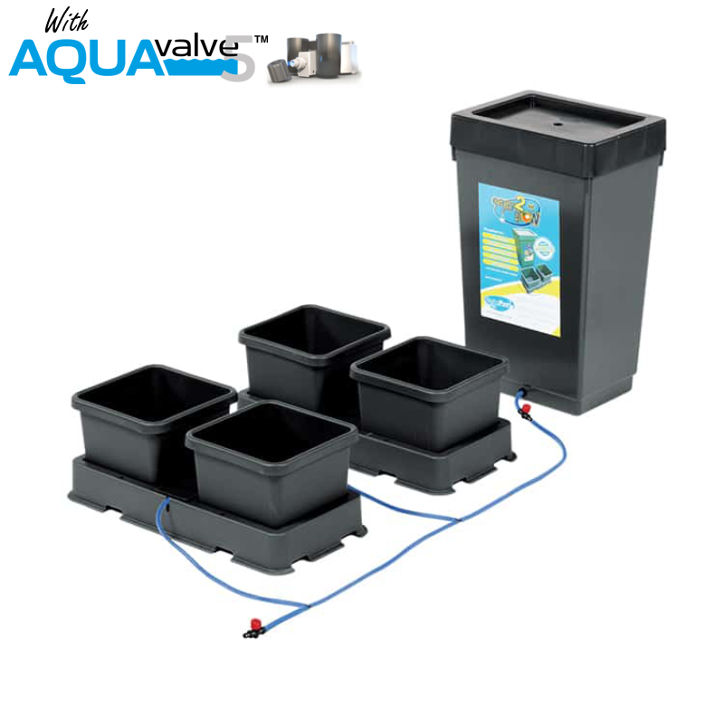 Easy2grow 4 System AQUAValve5 with 8.5L Pots (with tank) – Homegro Depot